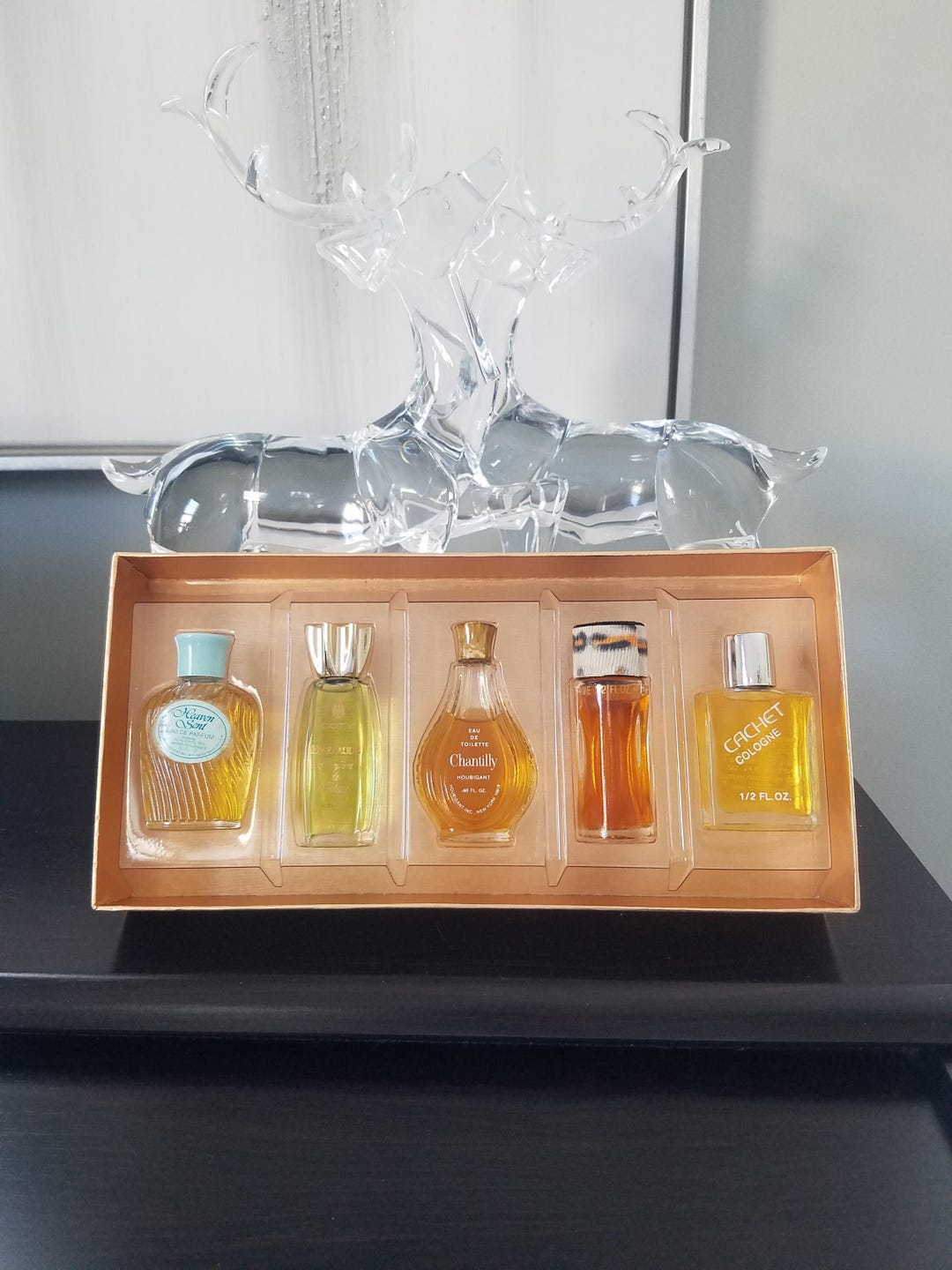 Vintage Perfume Set of 5 in Gift Box. Collectible Fragrances. - Etsy