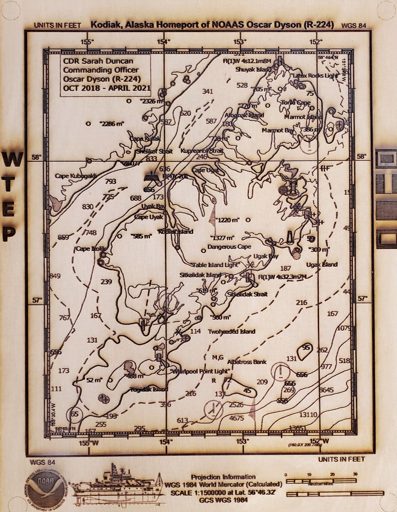 3D Custom Nautical Charts - Etsy