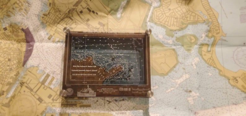 3D Custom Nautical Charts - Etsy