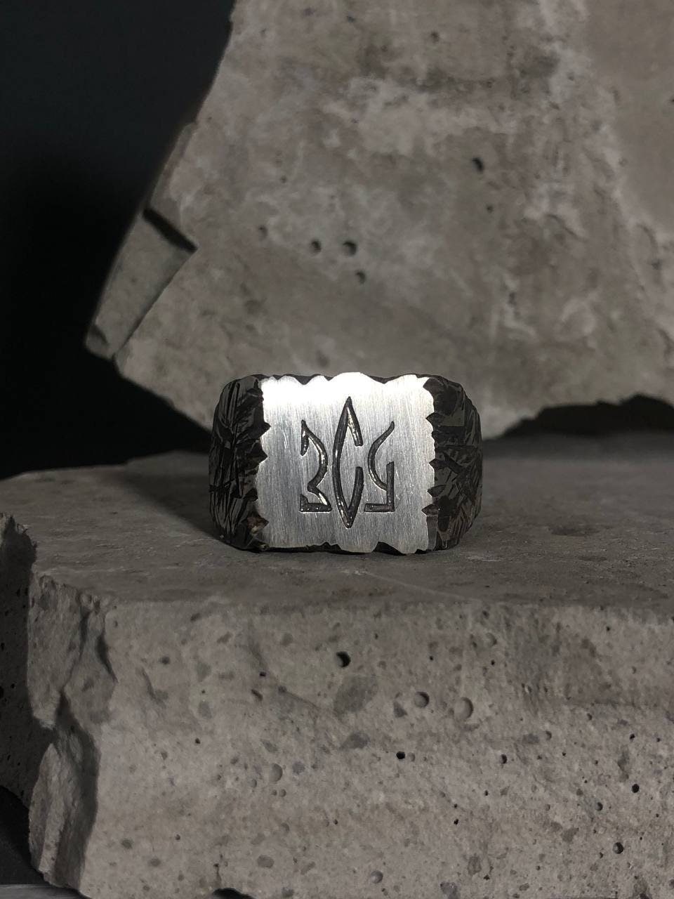 Silver Ukrainian Ring , Armed Forces of Ukraine, Ukrainian Jewelry ...