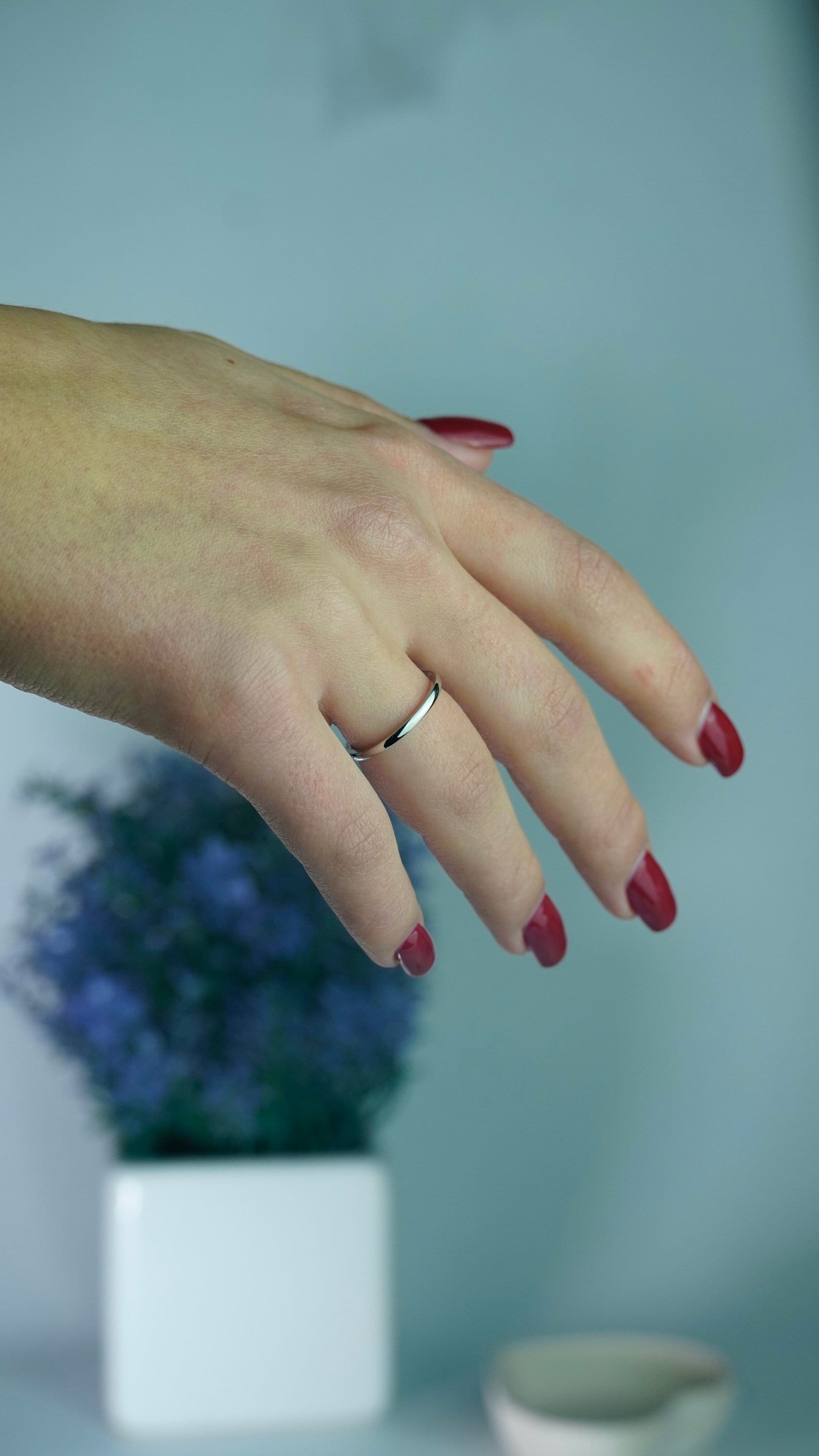 Mila Kunis Platinum Ring, Platinum Wedding Band, Super Skinny Platinum ...