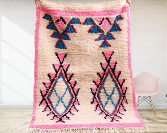 Boho Pink Rug - Etsy