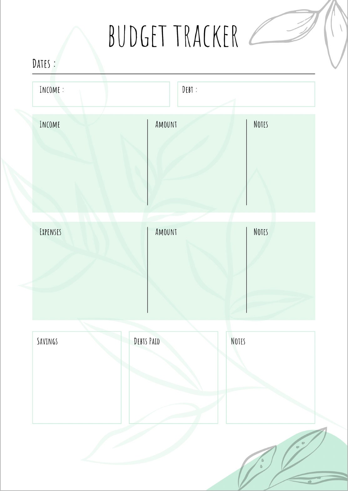 Printable and Fully Customizable Planner Pack - Daily, Weekly, Monthly ...