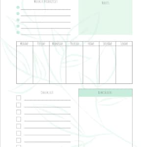 Printable and Fully Customizable Planner Pack - Daily, Weekly, Monthly ...