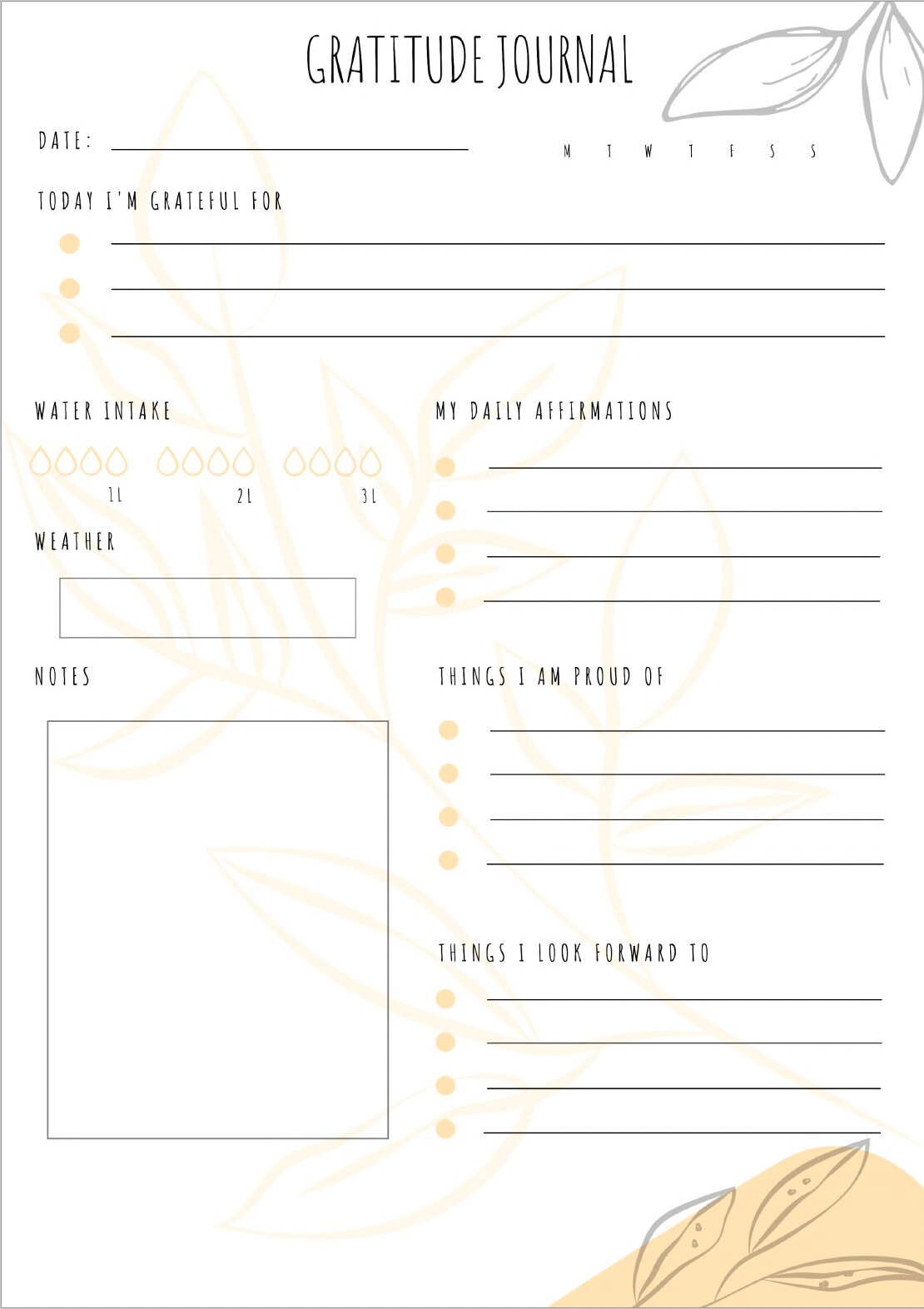 Printable and Fully Customizable Planner Pack Daily, Weekly, Monthly ...