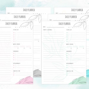 Printable and Fully Customizable Planner Pack - COMPLETE Nature Theme ...
