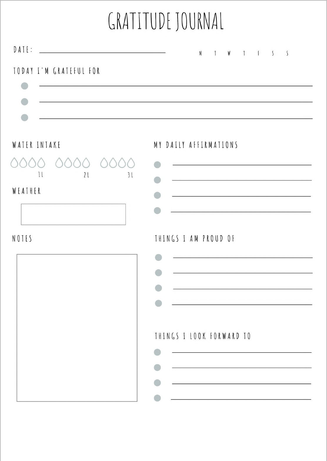 Printable and Fully Customizable Planner Pack - Daily, Weekly, Monthly ...