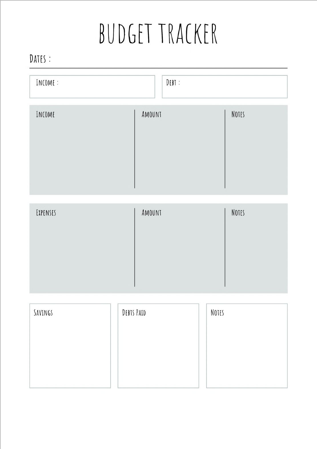 Printable and Fully Customizable Planner Pack - Daily, Weekly, Monthly ...