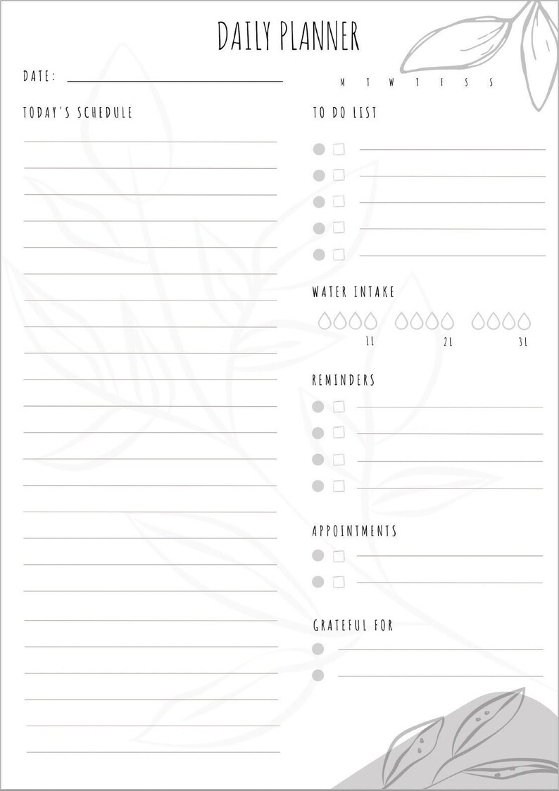 Printable and Fully Customizable Planner Pack - Daily, Weekly, Monthly ...