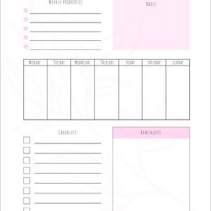 Printable and Fully Customizable Planner Pack Daily, Weekly, Monthly ...