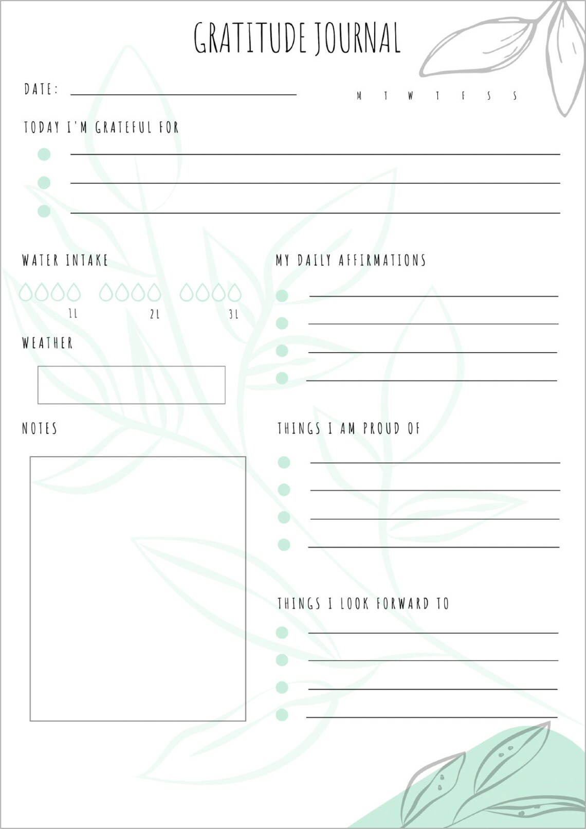 Printable and Fully Customizable Planner Pack - Daily, Weekly, Monthly ...