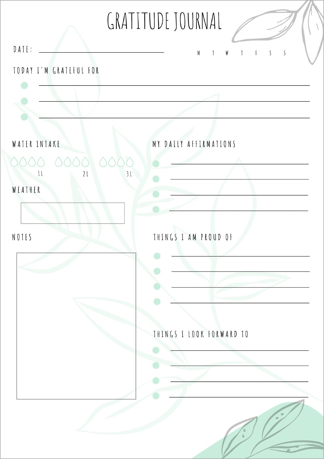 Printable and Fully Customizable Planner Pack - Daily, Weekly, Monthly ...