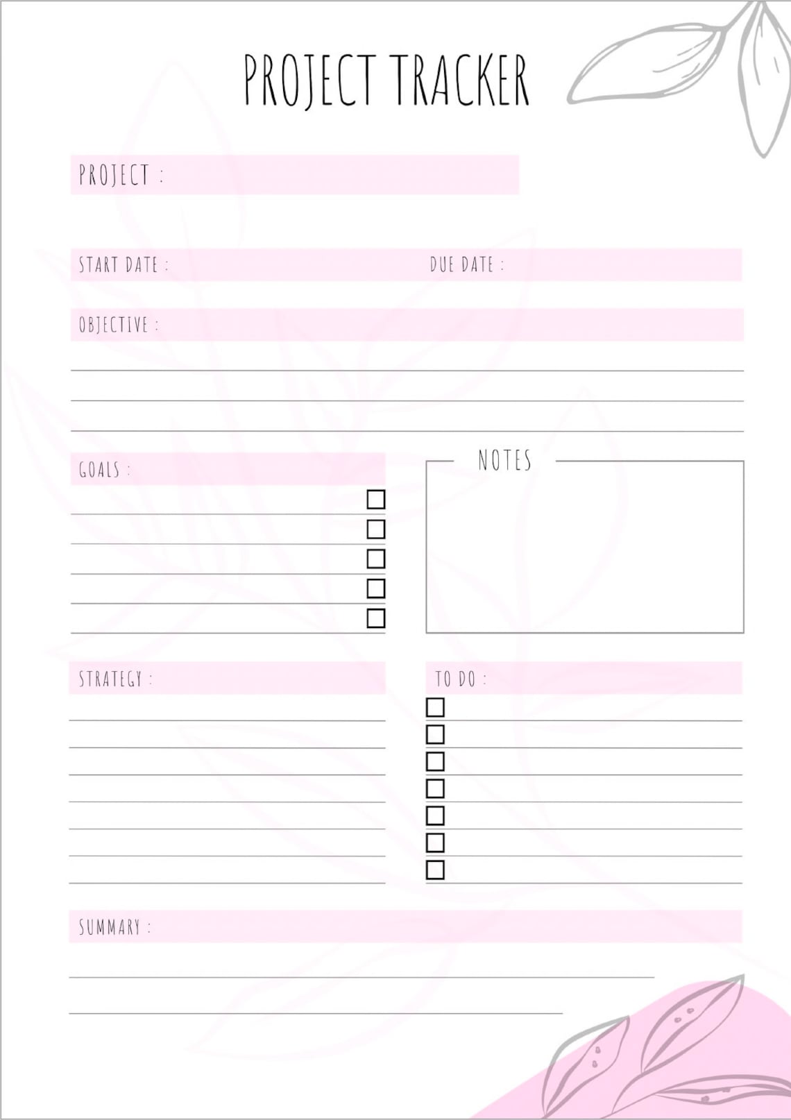 Printable and Fully Customizable Planner Pack - Daily, Weekly, Monthly ...