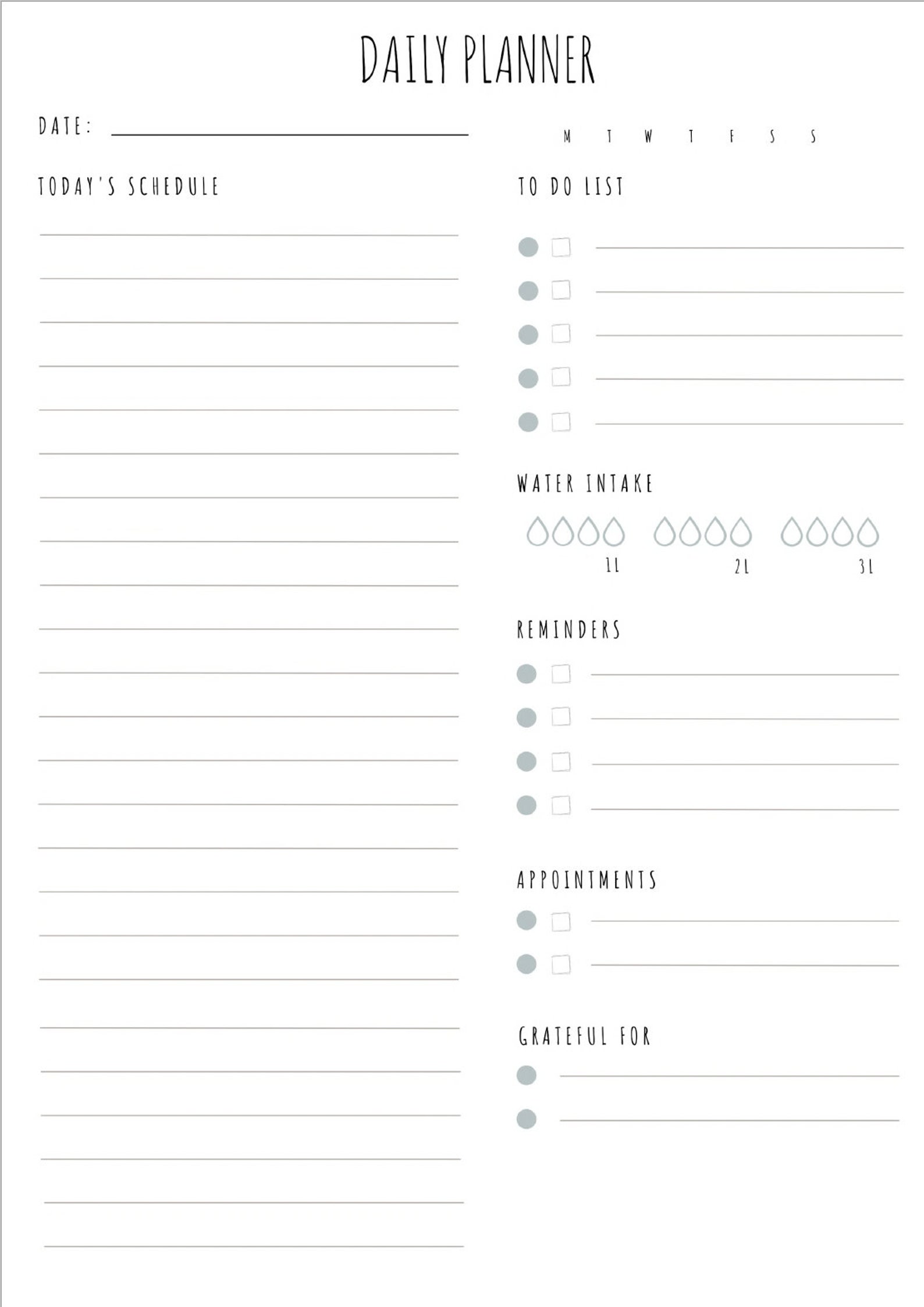 Printable and Fully Customizable Planner Pack - COMPLETE Nature Theme ...