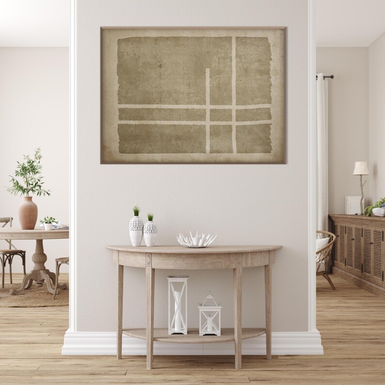 Wabi Sabi Abstract Lines Printable, Instant Download Wall Art ...