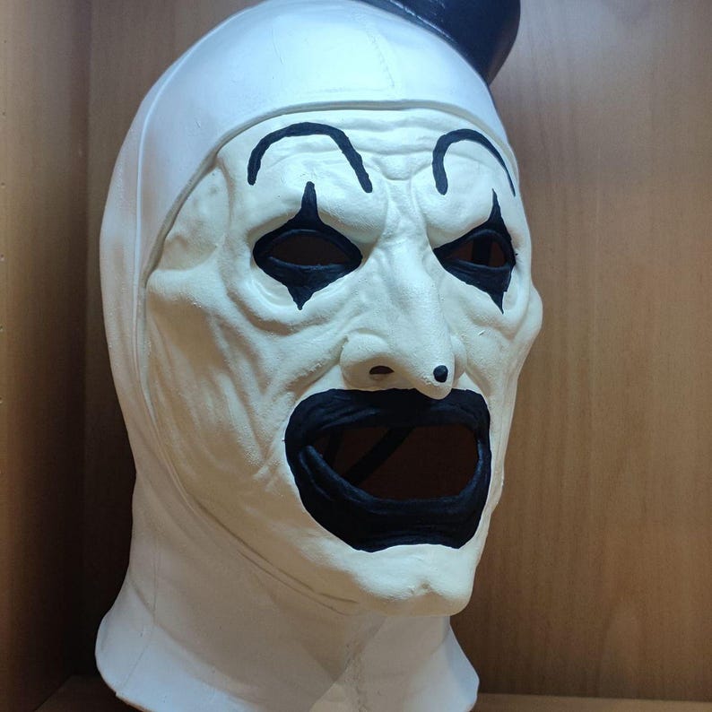 Art the Clown Terrifier Mask Rehauled From Trick or Treat Studios Base ...