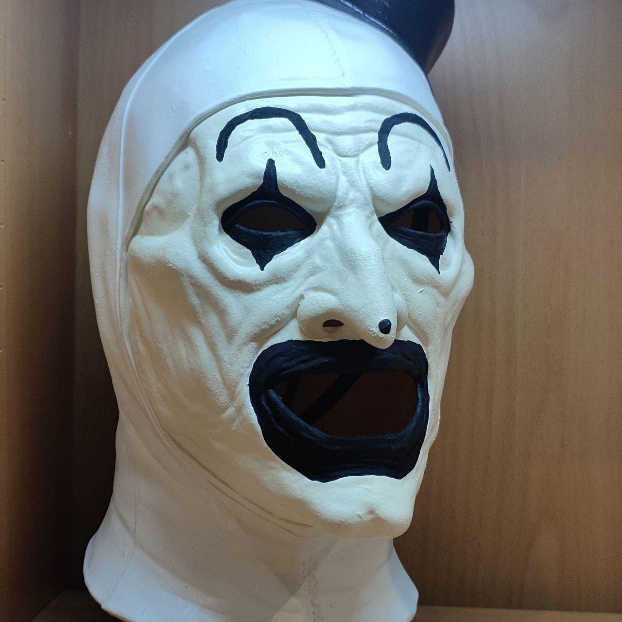 Art the Clown Terrifier Mask Rehauled From Trick or Treat Studios Base ...