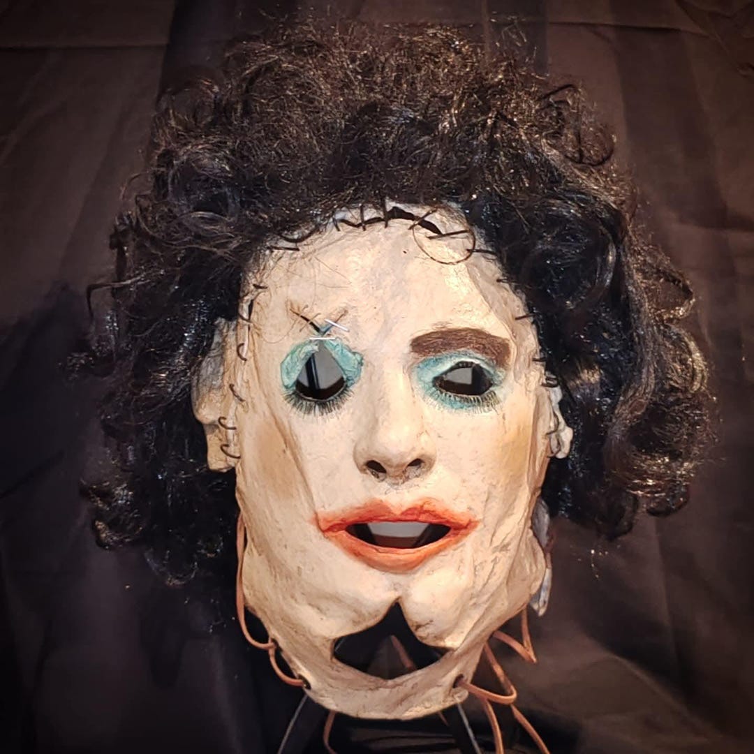 Leatherface 1974 Pretty Lady Version Mask Rehaul the Texas Chainsaw ...