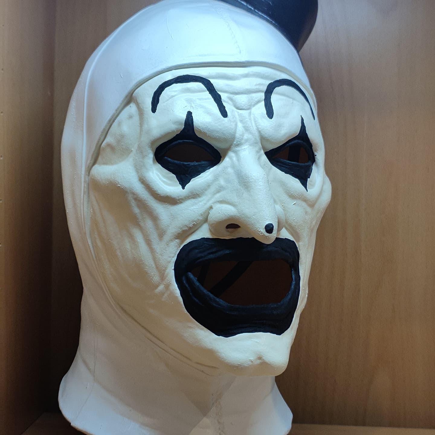 Art the Clown Terrifier Mask Rehauled From Trick or Treat Studios Base ...