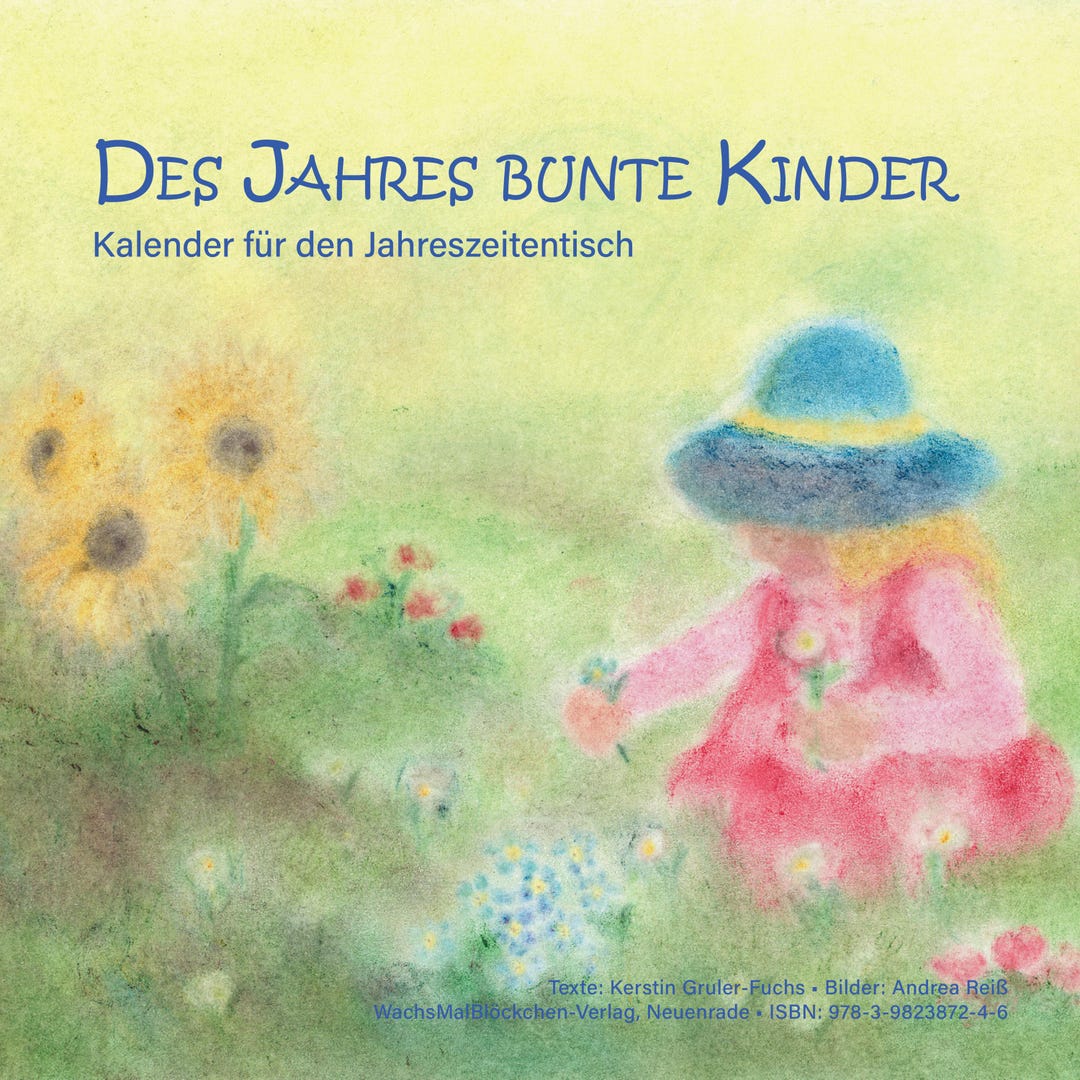 The Year's Colorful Children - Calendar for the Seasonal Table - Etsy