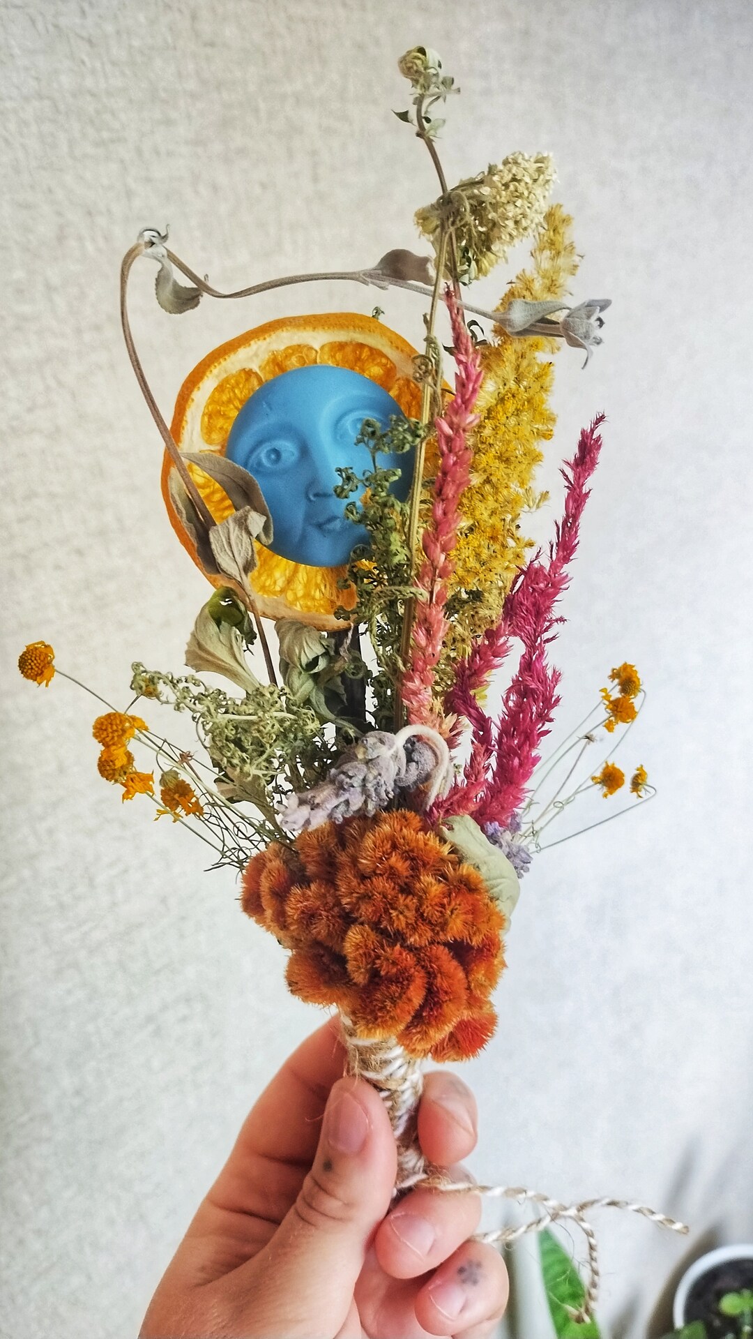 Total Solar Eclipse Burn Wand/wedding Bouquet Botanical Wand Infused ...