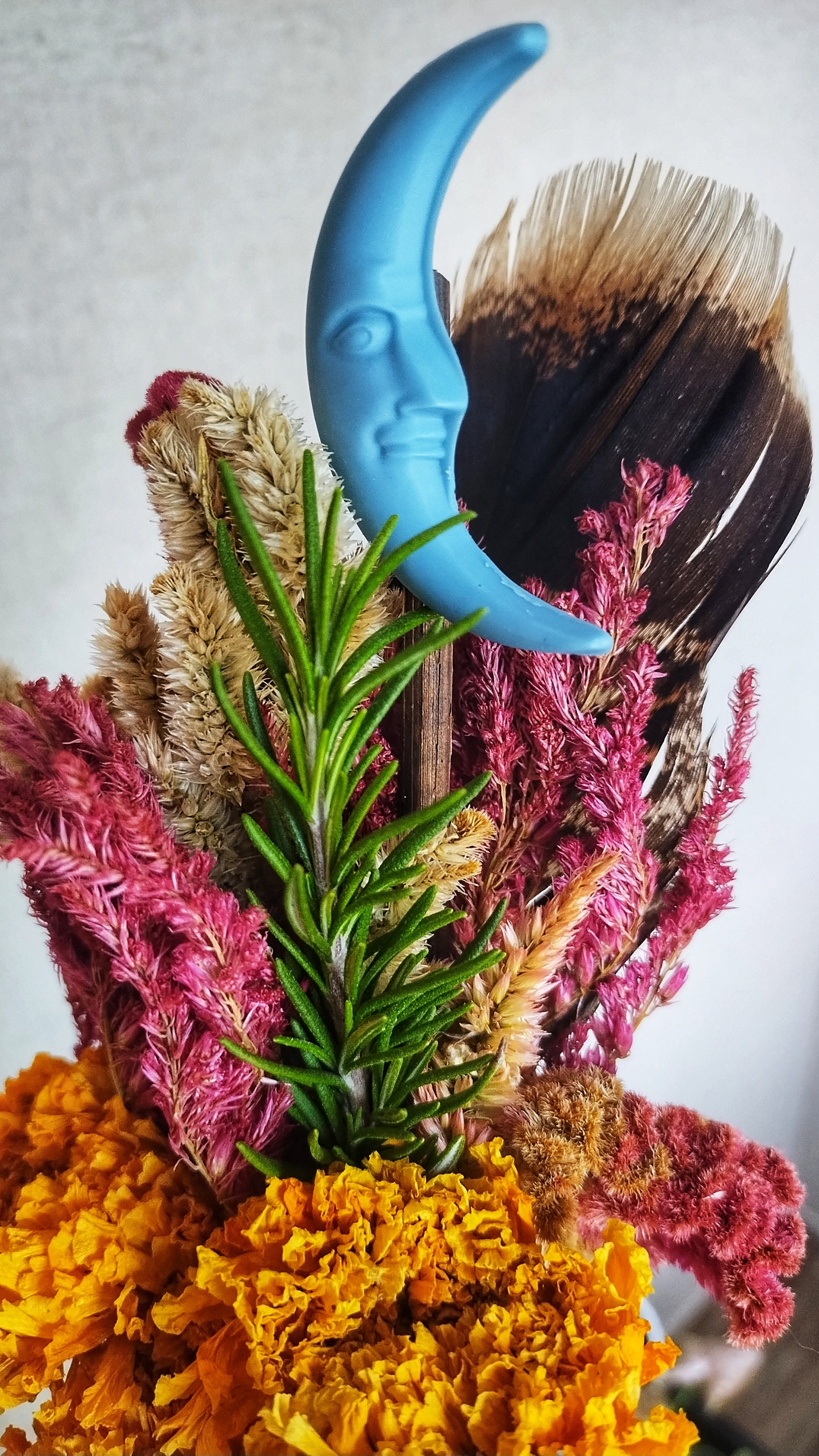 Total Solar Eclipse Burn Wand/wedding Bouquetbotanical Wand With ...