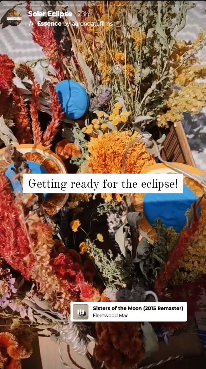 Total Solar Eclipse Burn Wand/wedding Bouquetbotanical Wand With ...