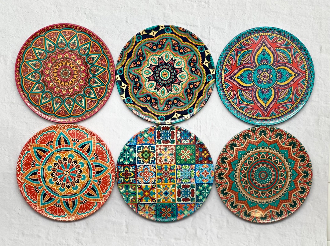 Set of 6 Coasters, Home Decor, Housewarming Gift, Bridesmaid Gift ...