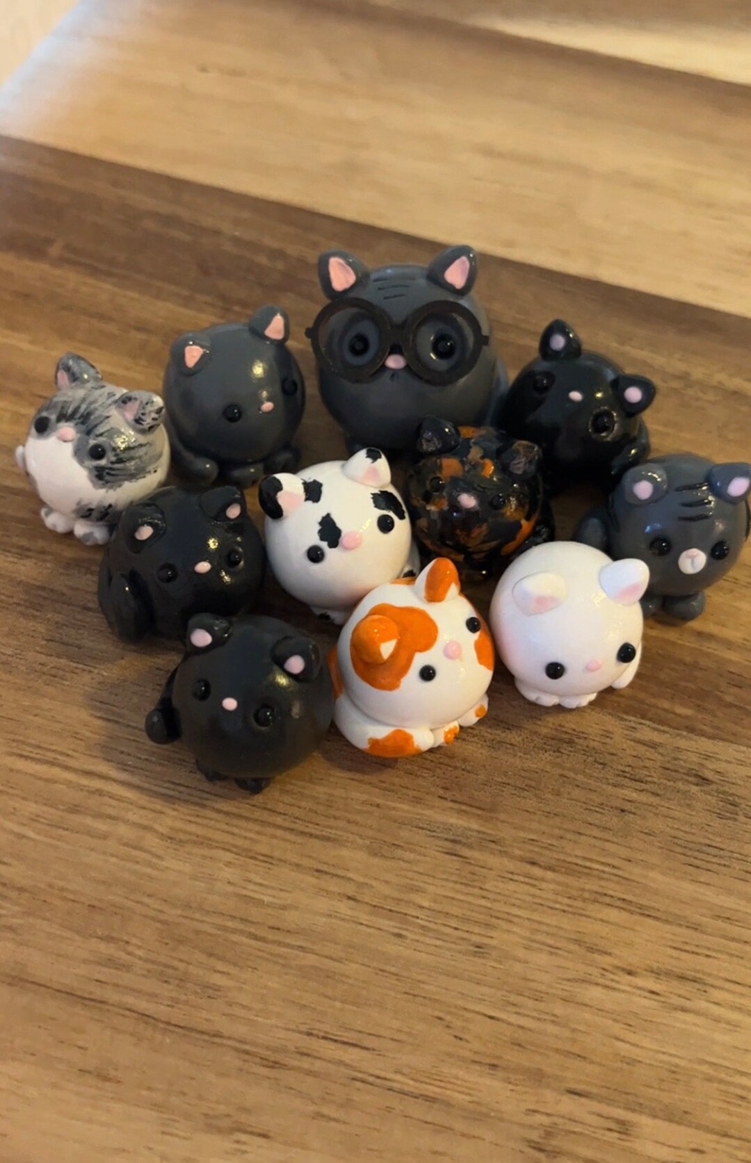Bubble Cats/miniature Cats/cat Desk Friends/cute Kitty - Etsy