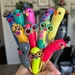 Cute Worm Plant Stakes, Derpy Worms Garden Decor - Etsy