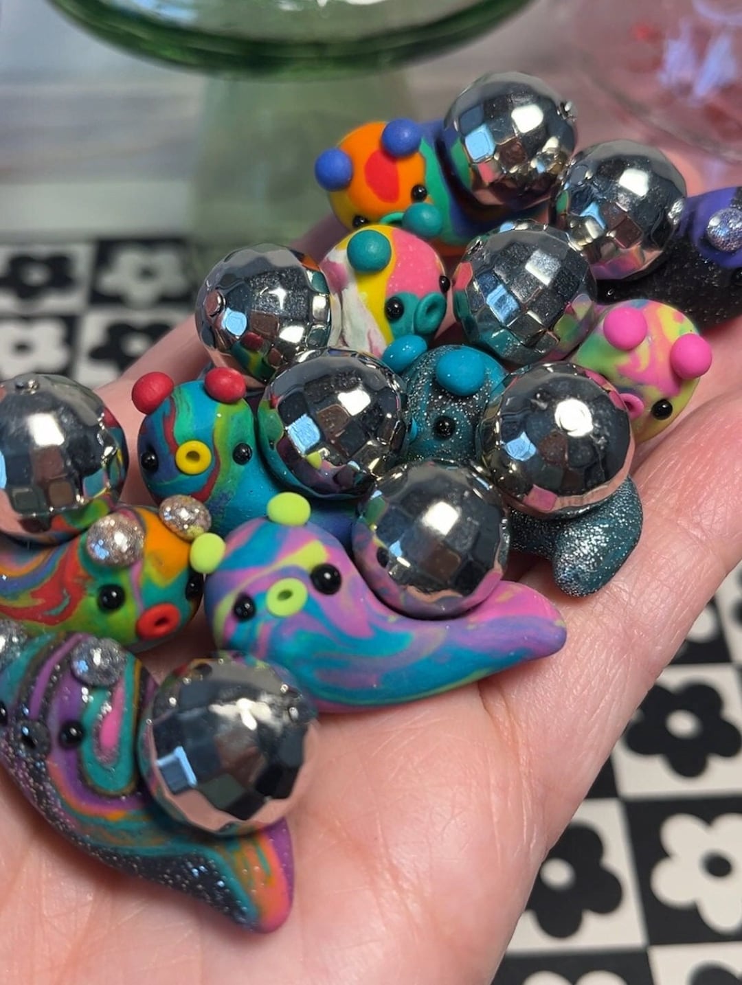 Disco Snails, Rainbow Snails, Cute Desk Buddies - Etsy
