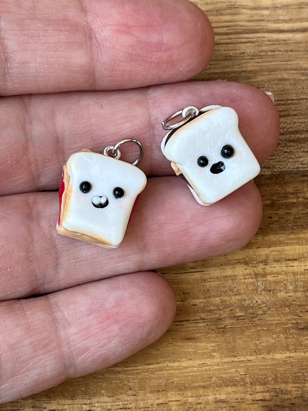 Cute Sandwich Charms/kawaii Sandwich Charms/cute Food - Etsy