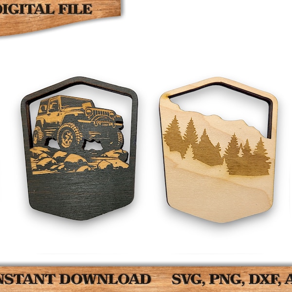 Jeep Keychain - Etsy