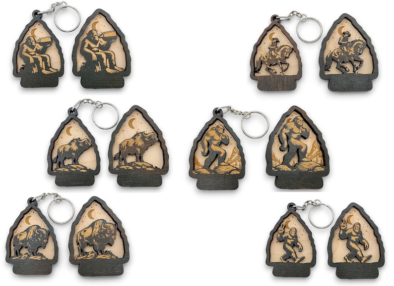 Mega Bundle 30 Wildlife Arrowhead Keychain Magnet Craft Gift Souvenir ...