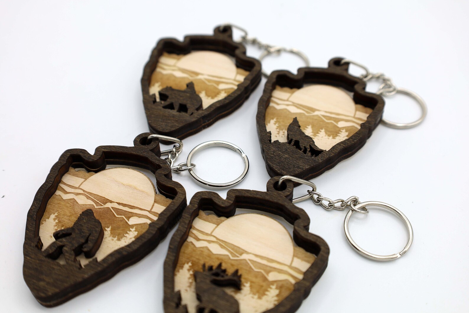 DIY 2 Layer Arrowhead Animal Keychain Bundle Craft SVG, Png, Dxf File ...
