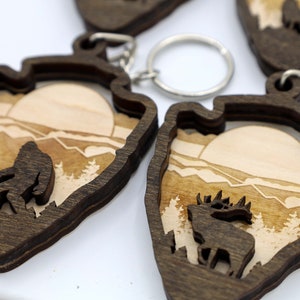 DIY 2 Layer Arrowhead Animal Keychain Bundle Craft SVG, Png, Dxf File ...