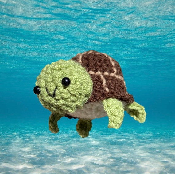 Crochet Plush Turtle | Etsy