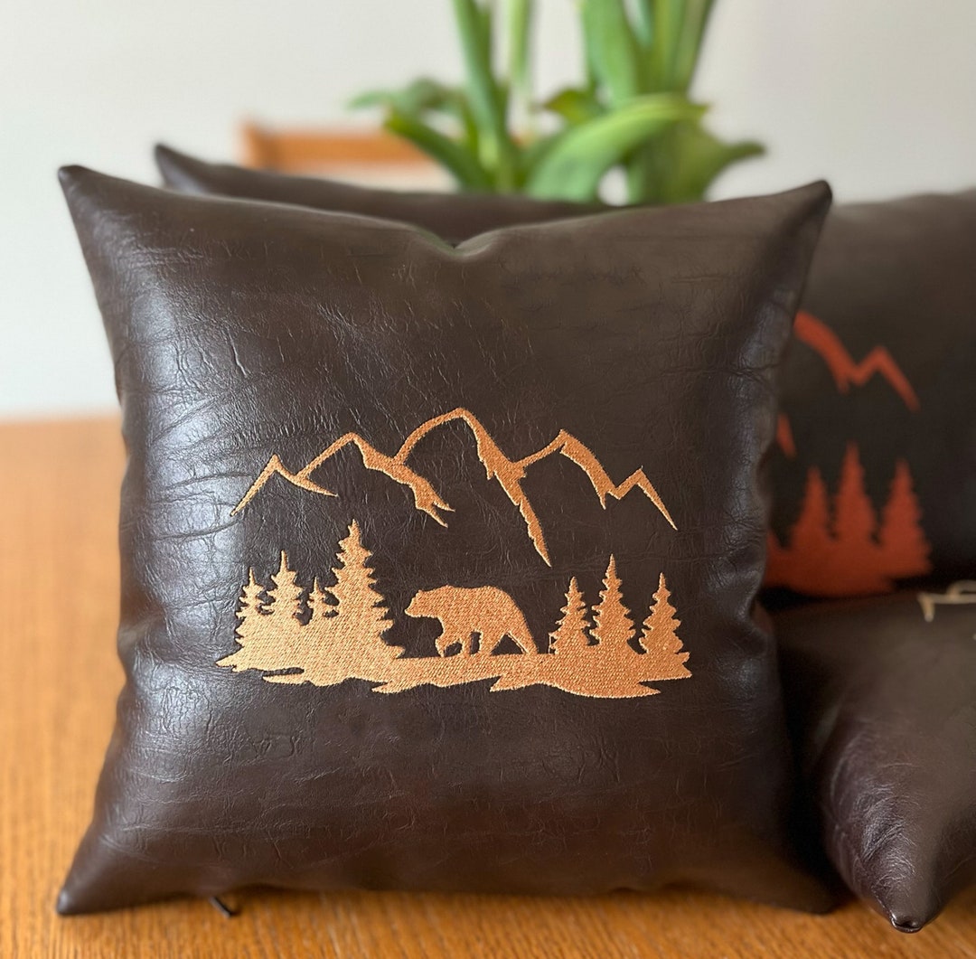 Cabin Decor, Log Home Decor, Lodge Decorations, Small Lumbar Pillow ...