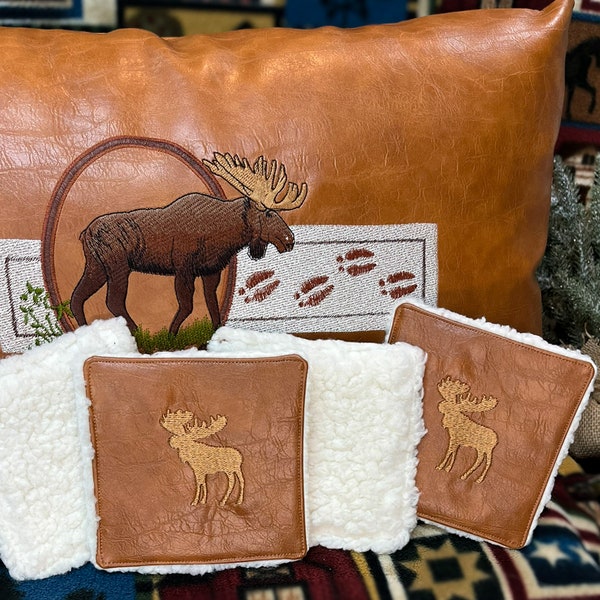 Moose Pillow - Etsy