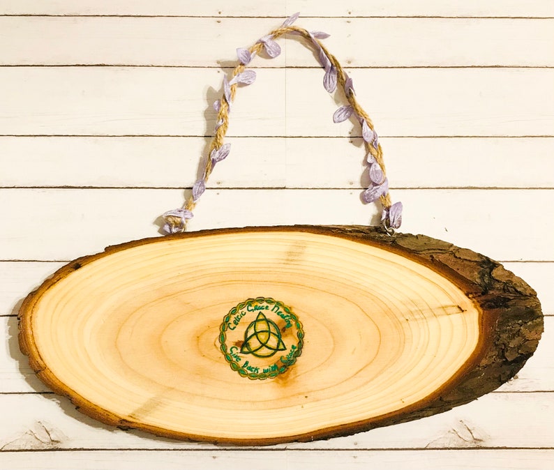 Go Smudge Yourself Hand Burned Wood Pyrography Live Edge Sign With ...