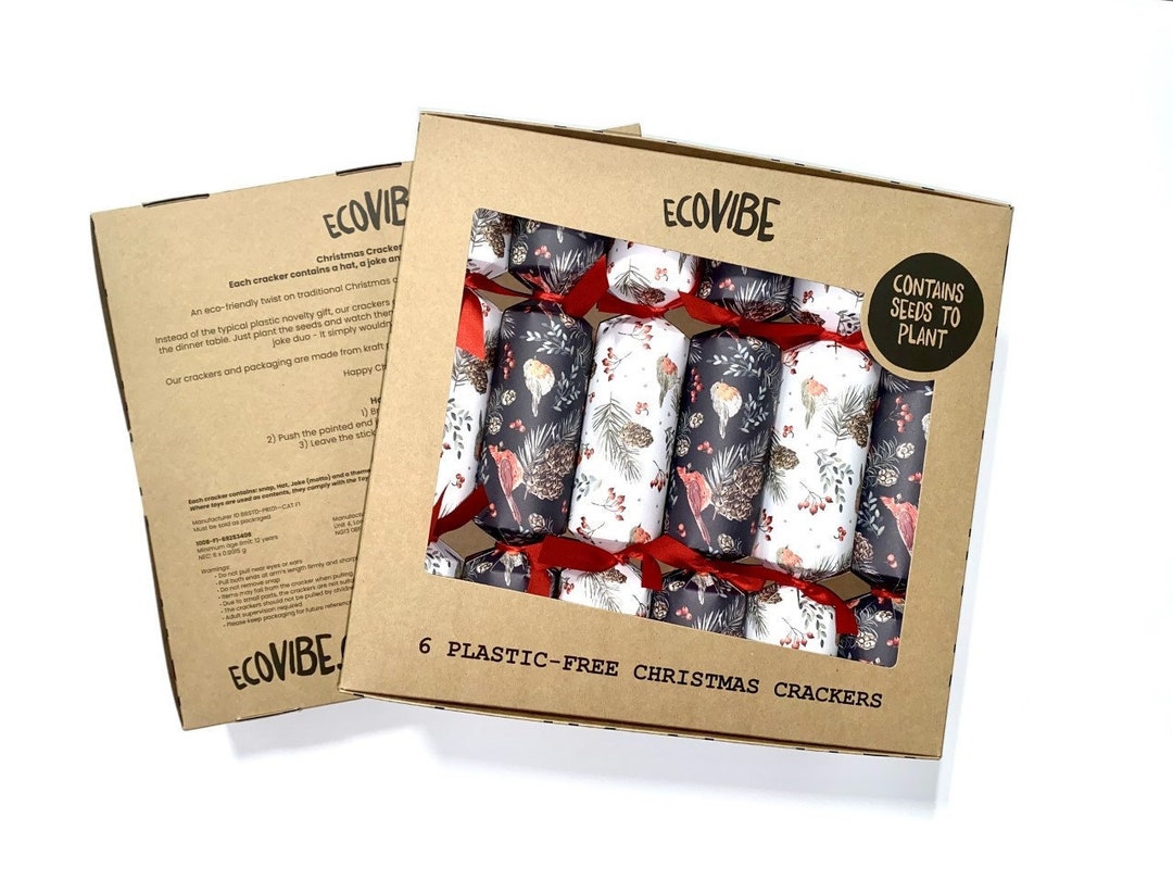 Ecovibe Pine Cracker Box of 6 - Etsy UK