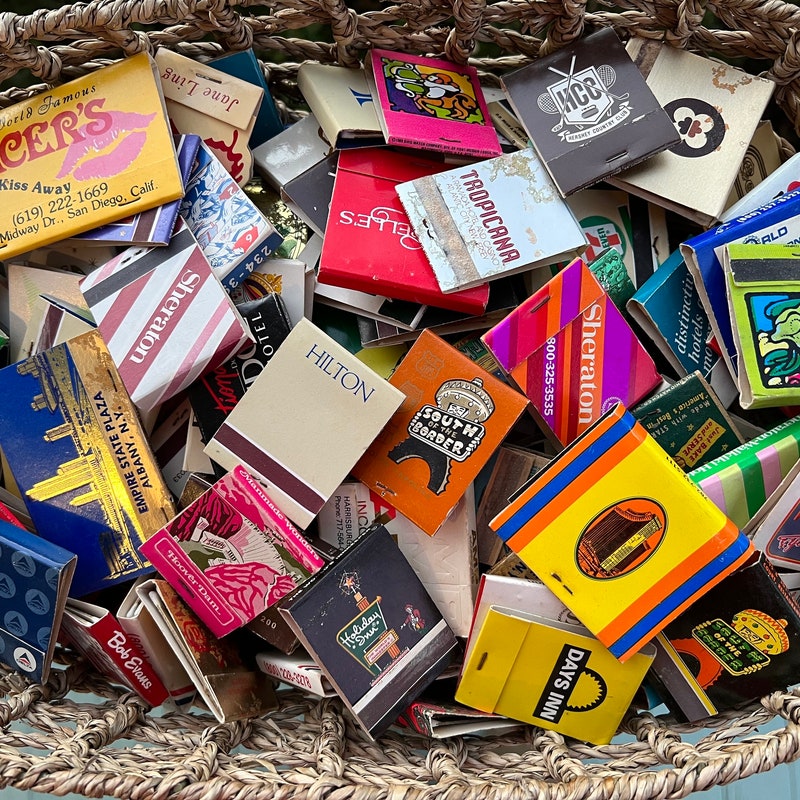 Restaurants Matchbox - Etsy