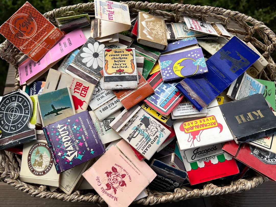 Vintage Matchbook Covers, (lots of 30) Just the Books, MOSTLY NO ...