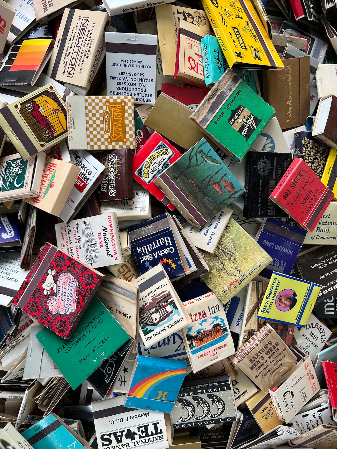 Vintage Matchbooks Bulk (10 Lots of 16, 160 Matchbooks Total) - Etsy