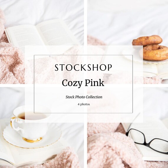 Cozy Pink Stock Photo Collection | Etsy