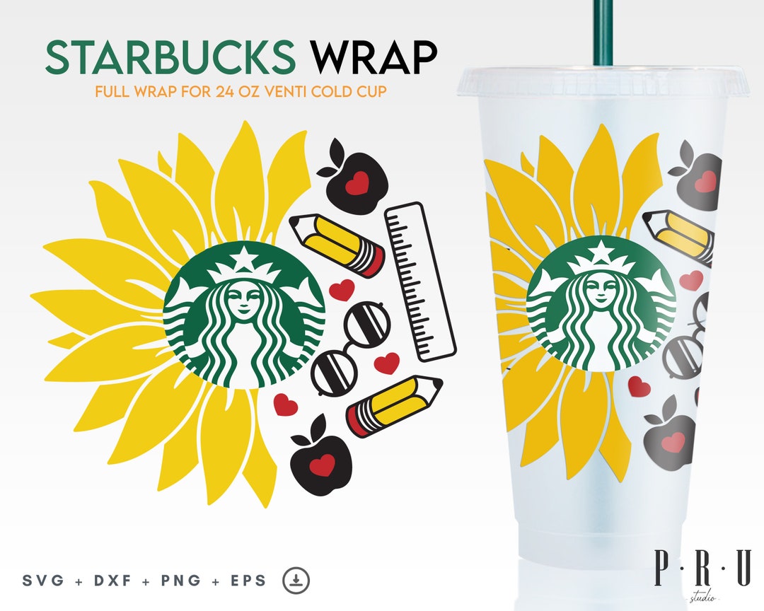 Teacher Starbucks Cup Svg | Starbucks Cup Svg | Cute Starbucks Cup Svg ...