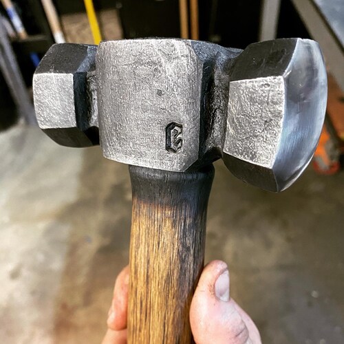 Blacksmith's Square Circle Rounding Hammer - Etsy
