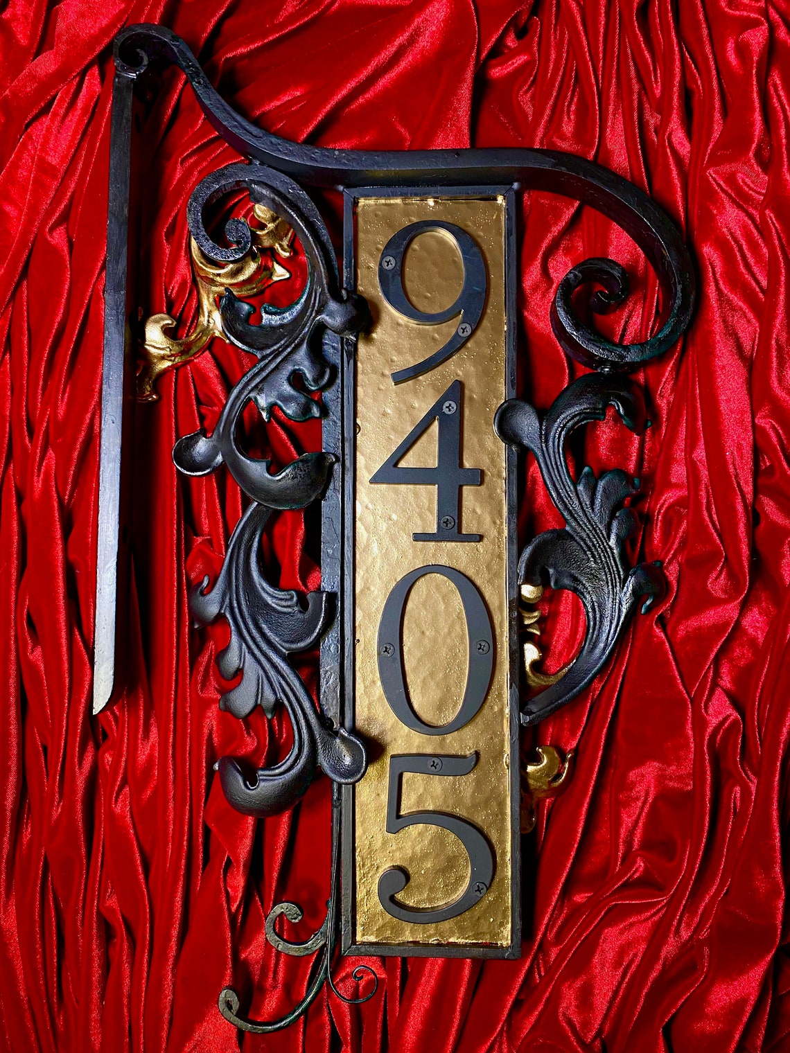 Custom Iron Address Sign - Etsy