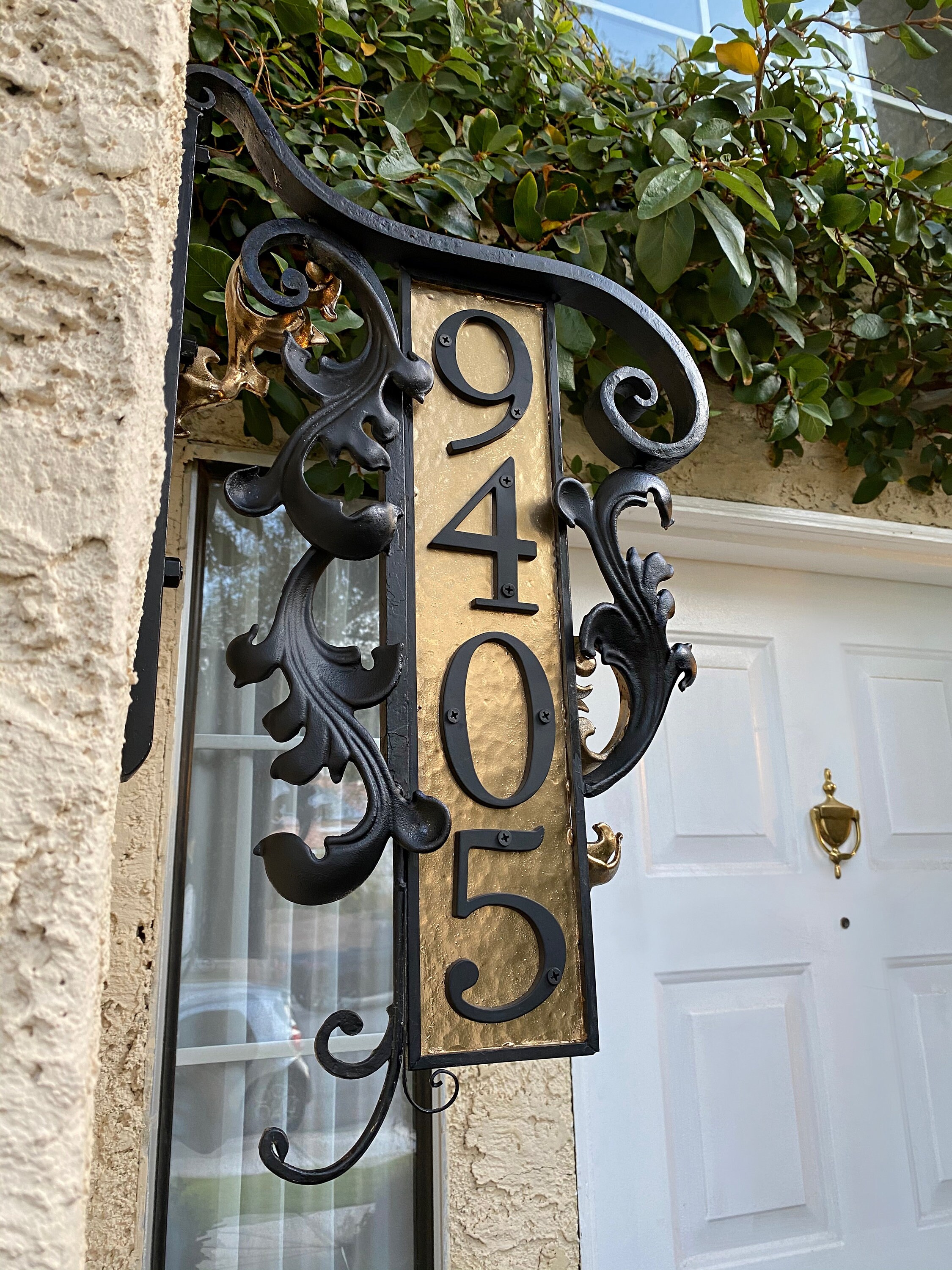 Custom Iron Address Sign - Etsy