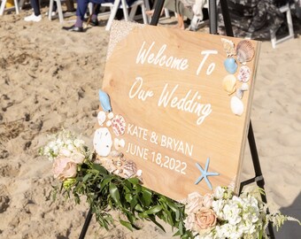 Beach Wedding Sign - Etsy